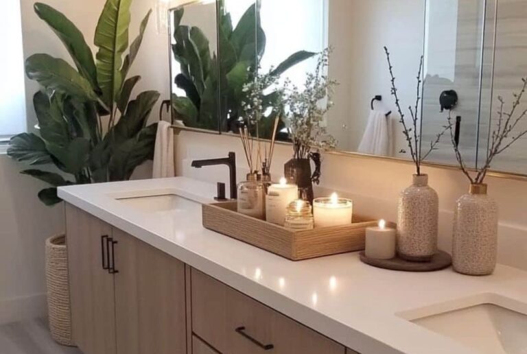 Gorgeous Bathroom Counter Decor for Double Sinks You’ll Actually Want ...