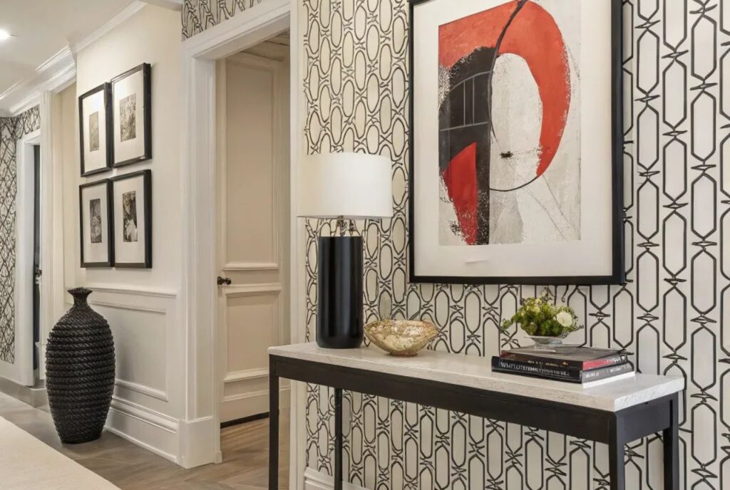 Wallpaper Entryway Inspiration That Makes a Strong First Impression